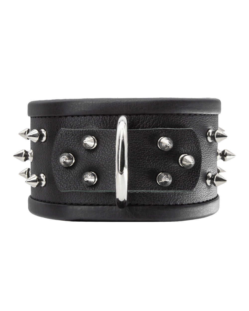 Black Leather Alpha Dog Posture Collar | Syren